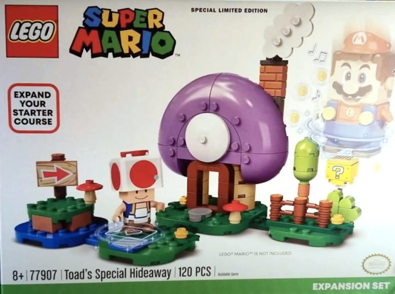 LEGO Super Mario 77907 Toad’s Special Hideaway revealed