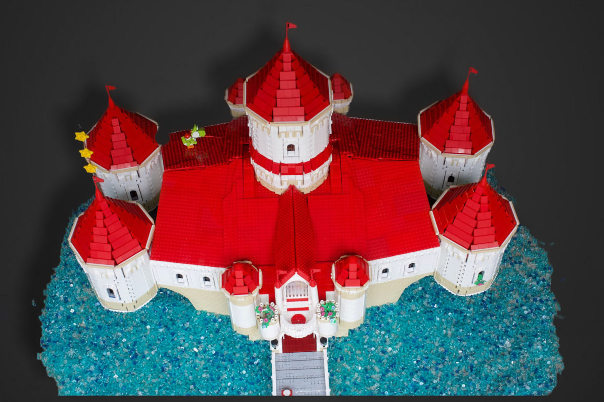 A LEGO Super Mario Peach's Castle has been made already