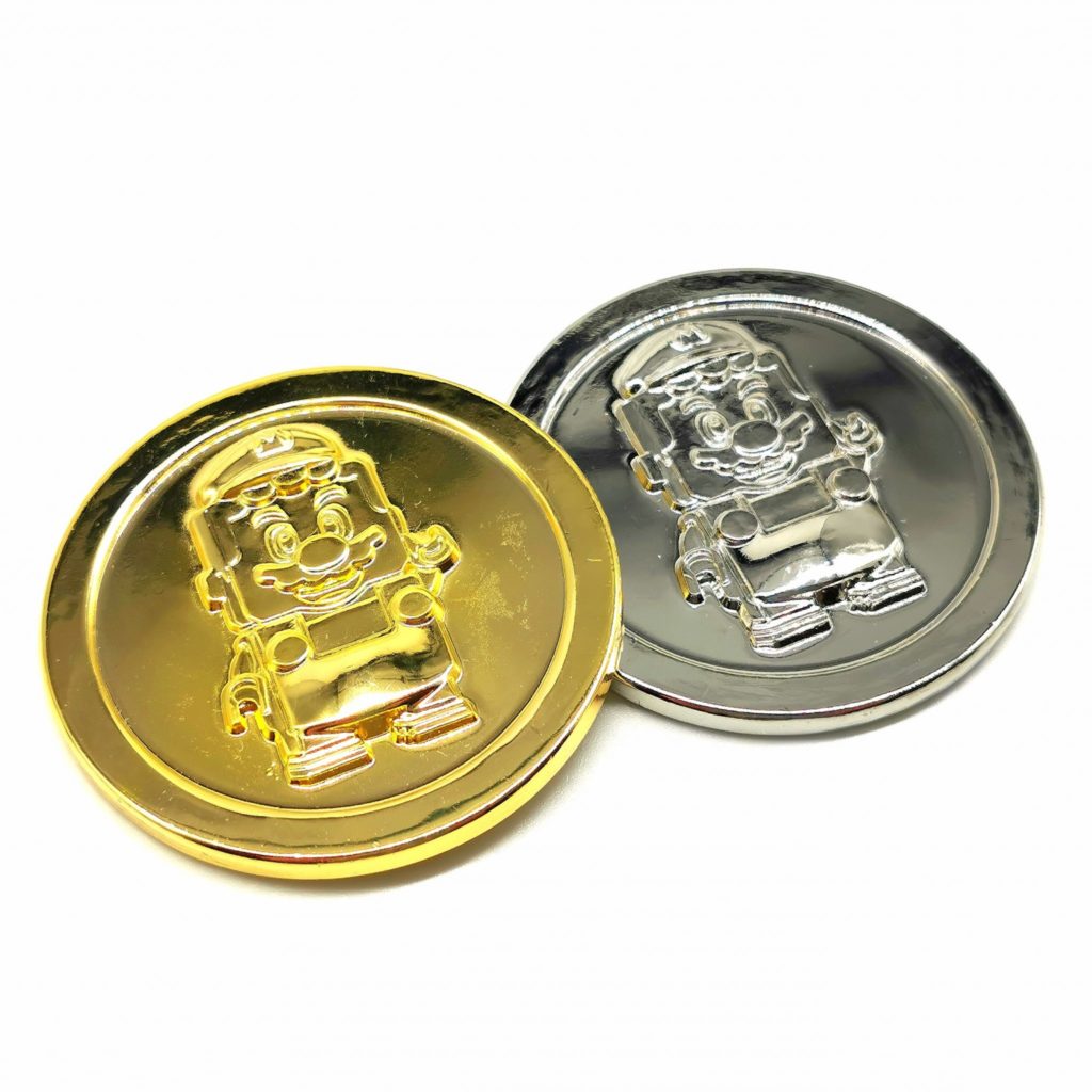 LEGO Super Mario gold and silver coins available in-store