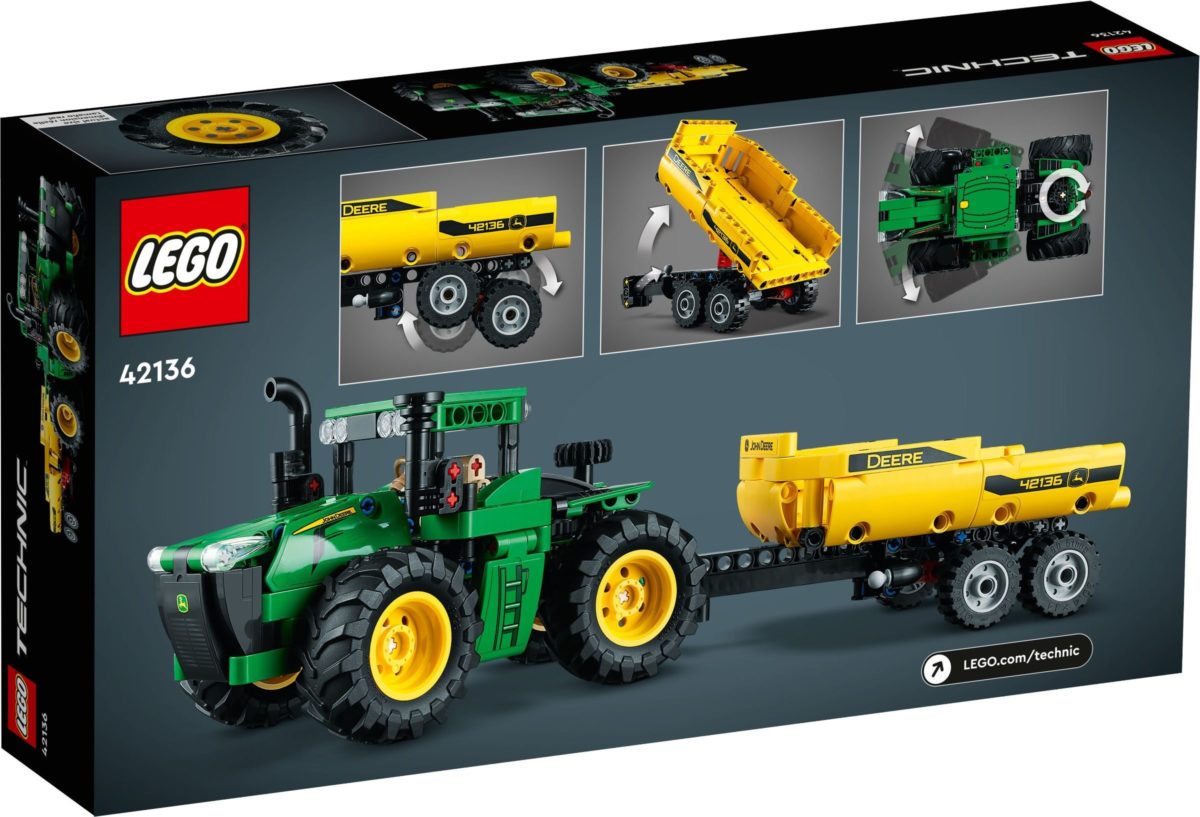 LEGO Technic 42136 John Deere 9620R 4WD Tractor revealed
