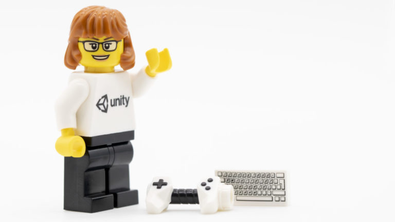 Closer look at the limited-edition LEGO Unity minifigure
