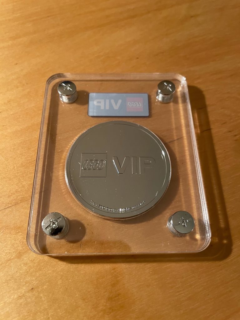 LEGO has sent out yet another VIP collectible coin ahead of schedule