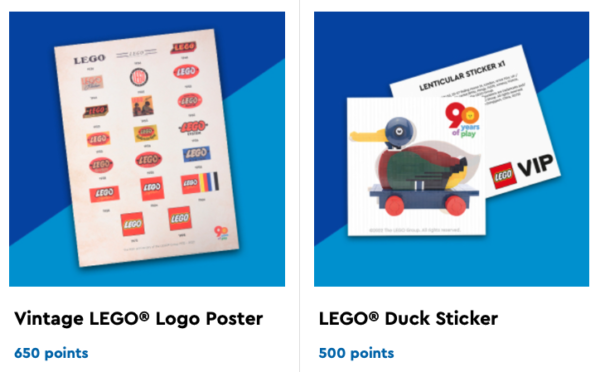 LEGO 90th anniversary VIP rewards out now