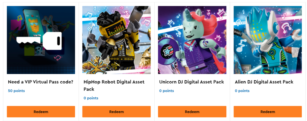 Even more LEGO VIDIYO VIP rewards are now available