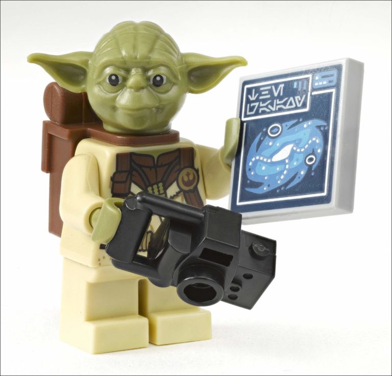 LEGO Star Wars Yoda’s Galaxy Atlas minifigure fully revealed