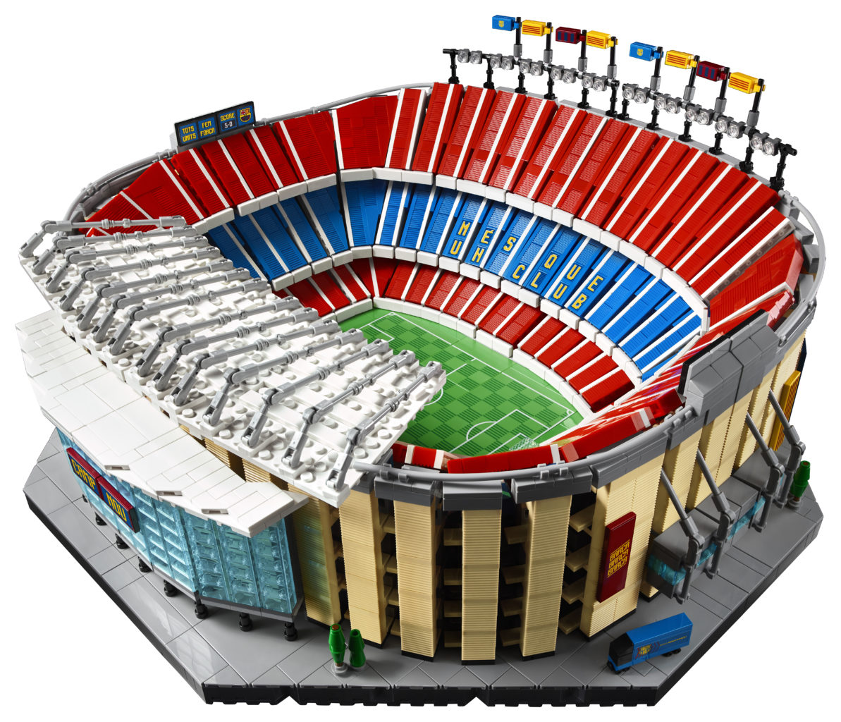 LEGO for Adults 10284 FC Barcelona Camp Nou fully revealed