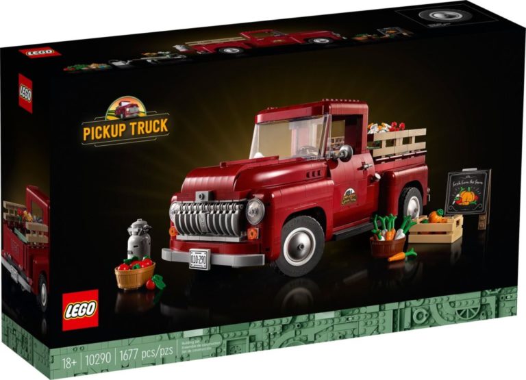 LEGO for Adults 10290 Pickup Truck revealed