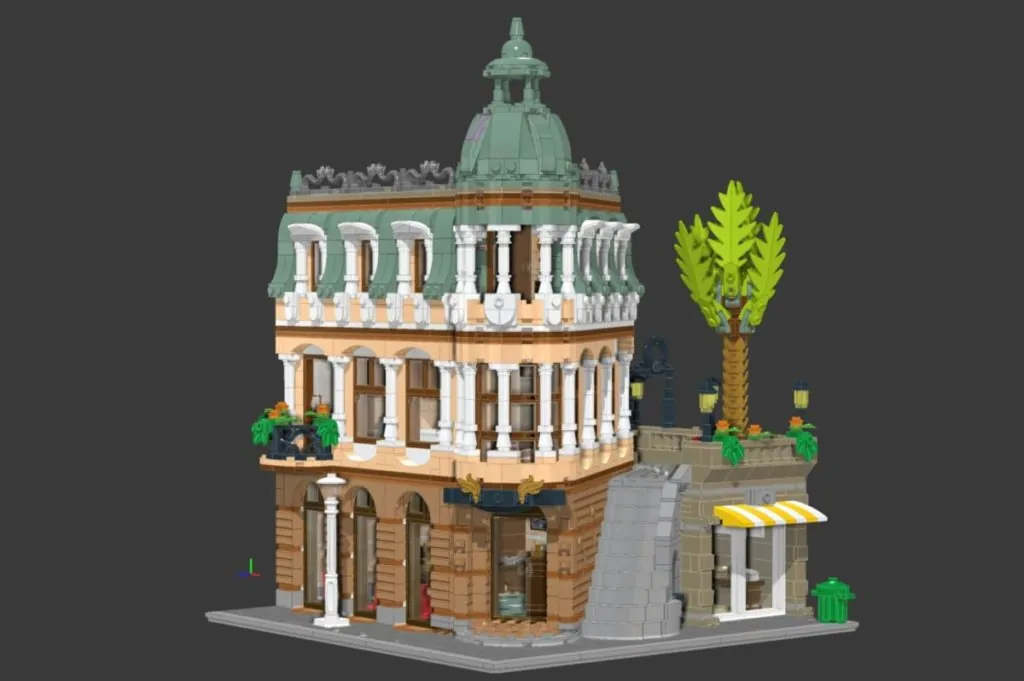LEGO 10297 Boutique Hotel modular building prototype models