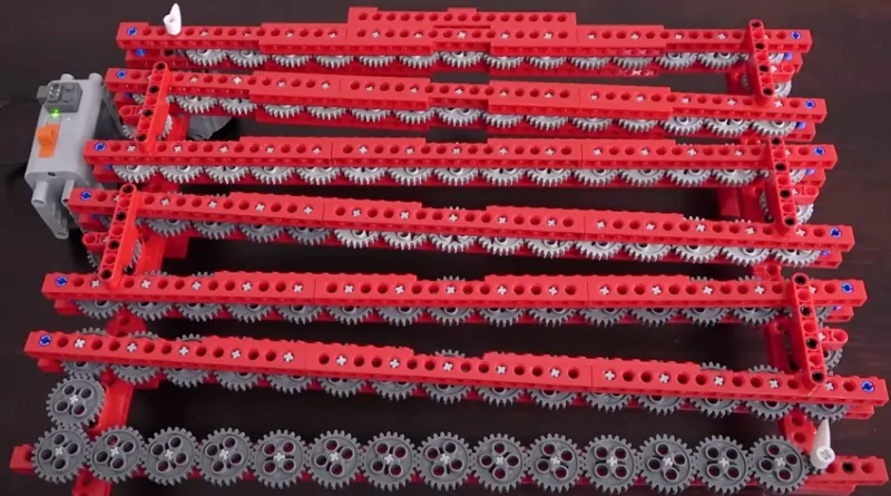 What would you do with 111 LEGO Technic gears?