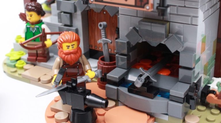 LEGO Ideas 21325 Medieval Blacksmith review and gallery