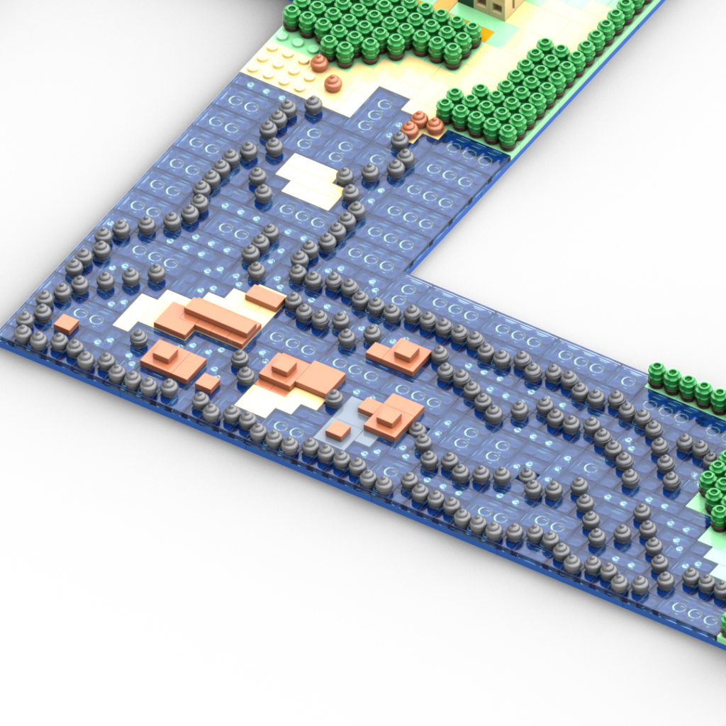 Someone is remaking a Pokémon region using LEGO bricks