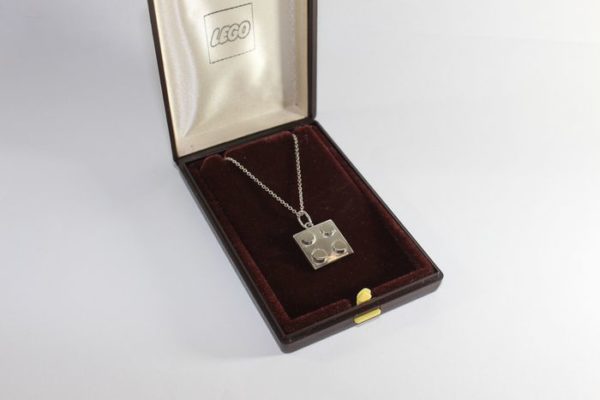 This super rare silver LEGO necklace from the 1970s could be yours