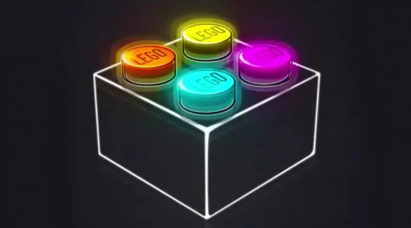 The LEGO Group releases neon-tinted teaser