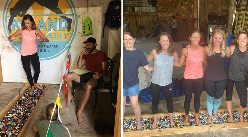 New Guinness World Record set for barefoot LEGO walk