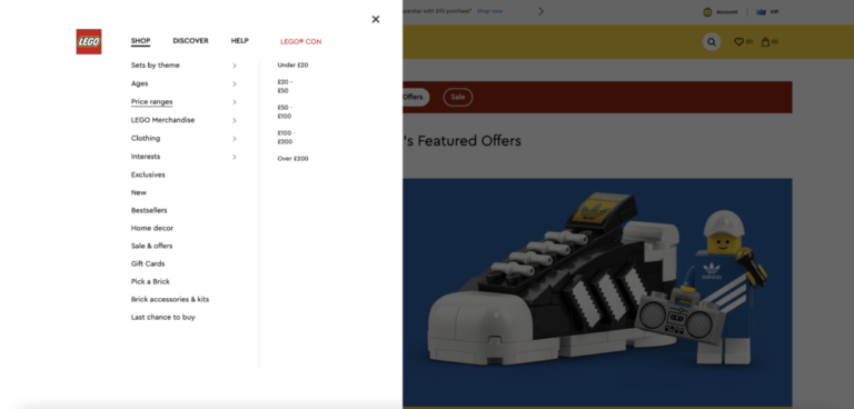 LEGO.com is now even easier to navigate