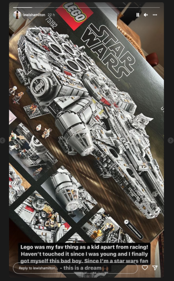 Formula 1 legend Lewis Hamilton reveals dream LEGO purchase