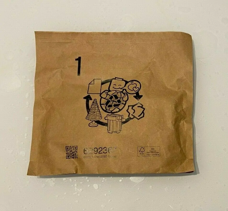 LEGO paper bag prototypes listed on eBay for an eye-watering price