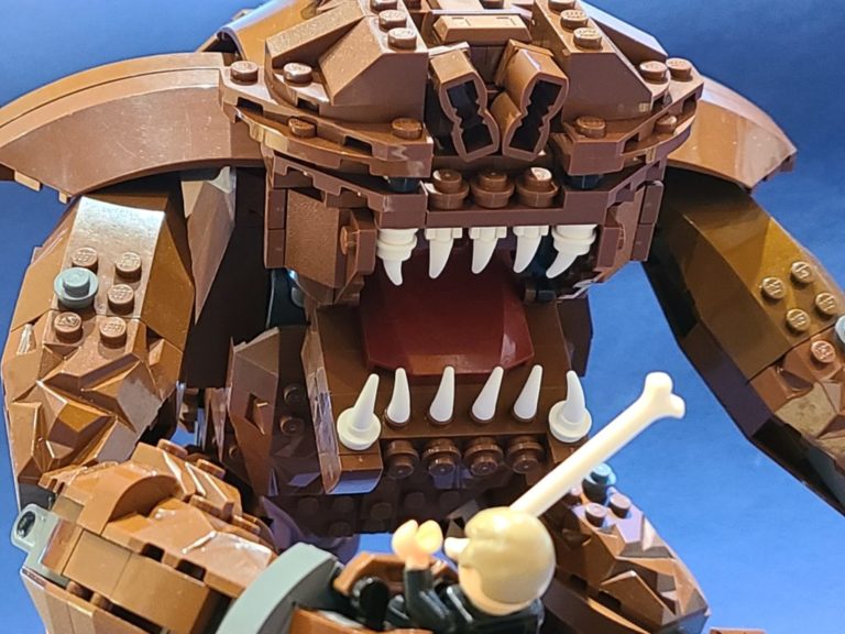 LEGO fan created brick-built Star Wars Rancor