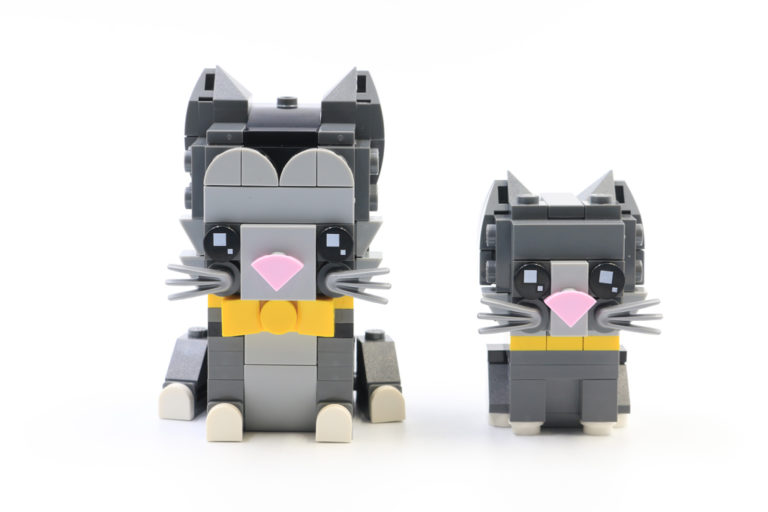 LEGO BrickHeadz 40441 Shorthair Cats review and gallery