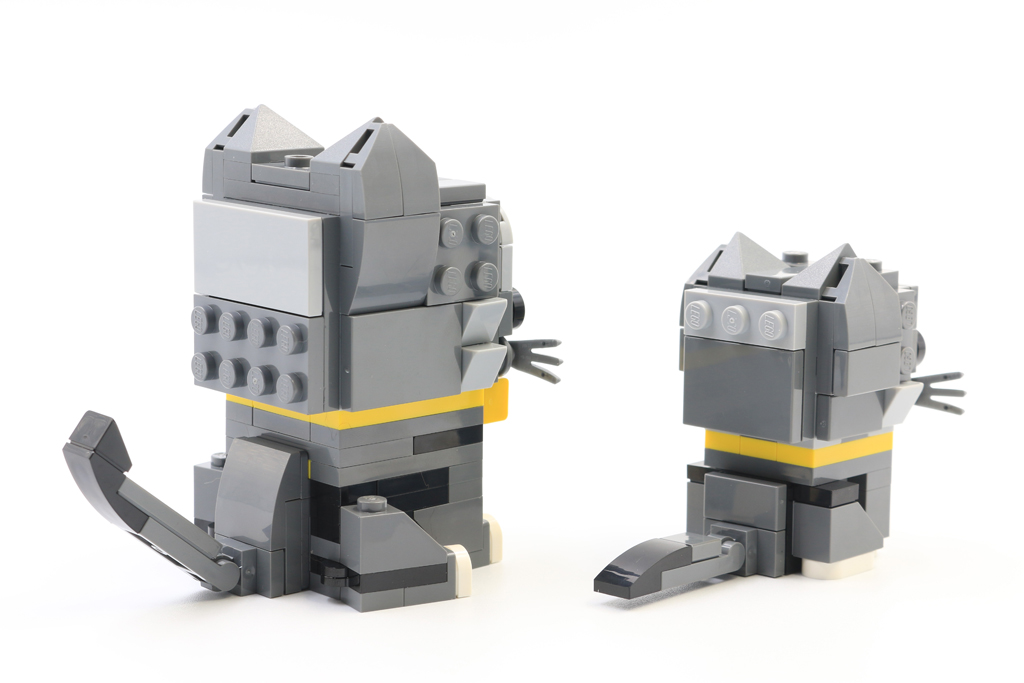 LEGO BrickHeadz 40441 Shorthair Cats review and gallery