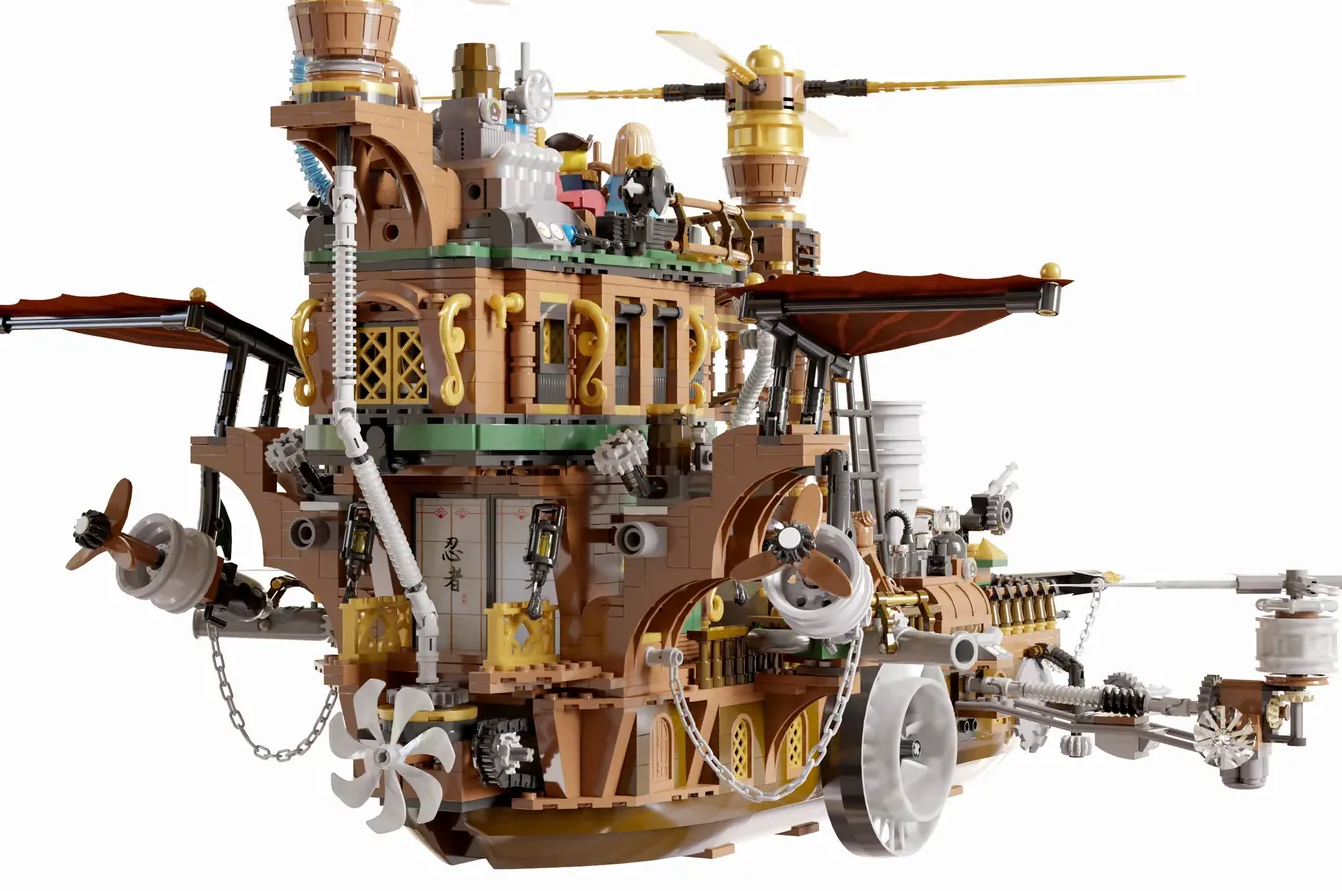 Steampunk Skyship sails in second 2022 LEGO Ideas review