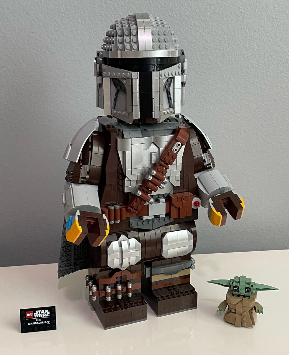 KLOCKI LEGO Star Wars 75328 Hełm Mandalorianina to dobra głowa minifigurki