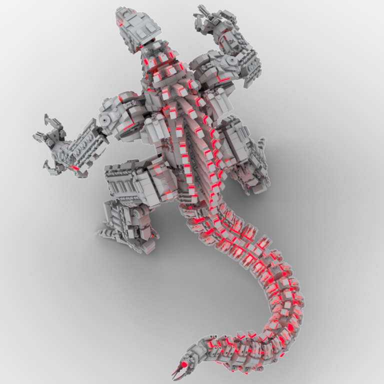 LEGO fan recreates classic showdown between Godzilla and MechaGodzilla