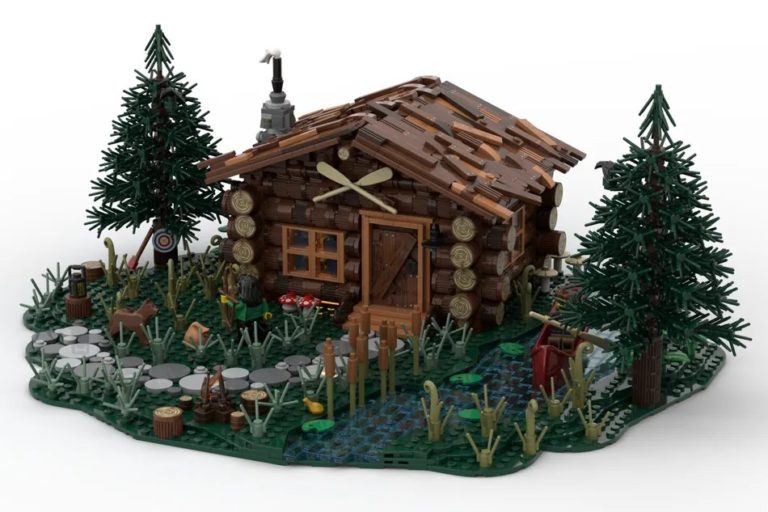 Brick-built log cabin joins the LEGO Ideas review stage