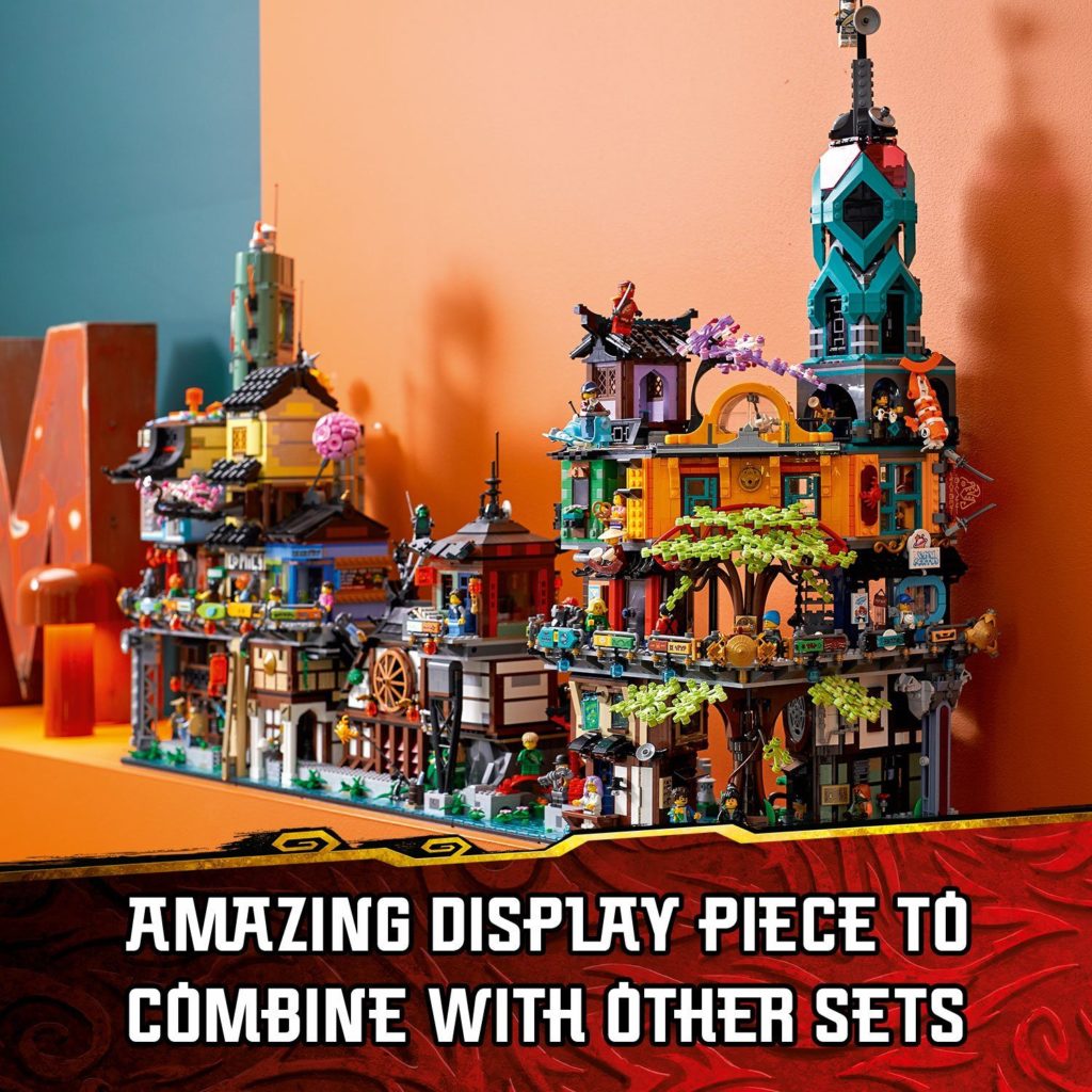 Get a closer look at LEGO 71741 NINJAGO City Gardens in new detailed images
