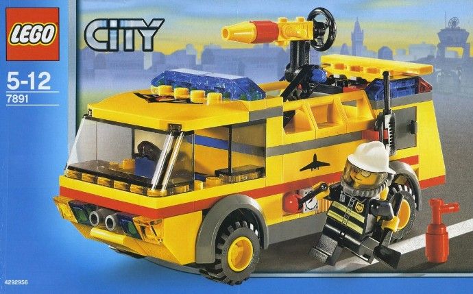 7891 Airport Fire Truck LEGO Set