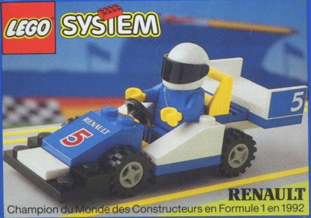 The evolution of LEGO Formula 1 sets from 1975 to 2024