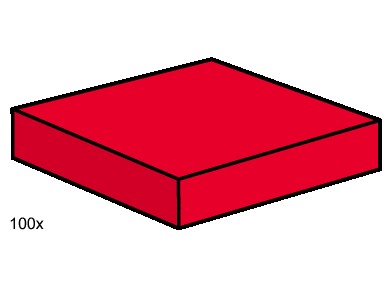 2x2 Red Smooth Tiles LEGO Set, Deals & Reviews