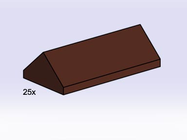 2x4 Ridge Roof Tiles Steep Sloped Brown LEGO Set, Deals & Reviews