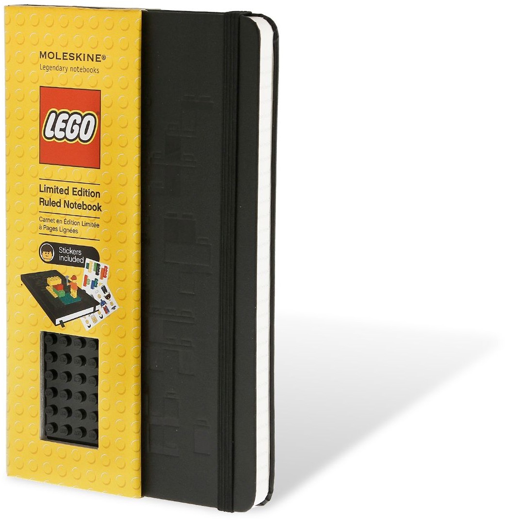 Moleskine notebook black brick, ruled, large LEGO Set, Deals & Reviews