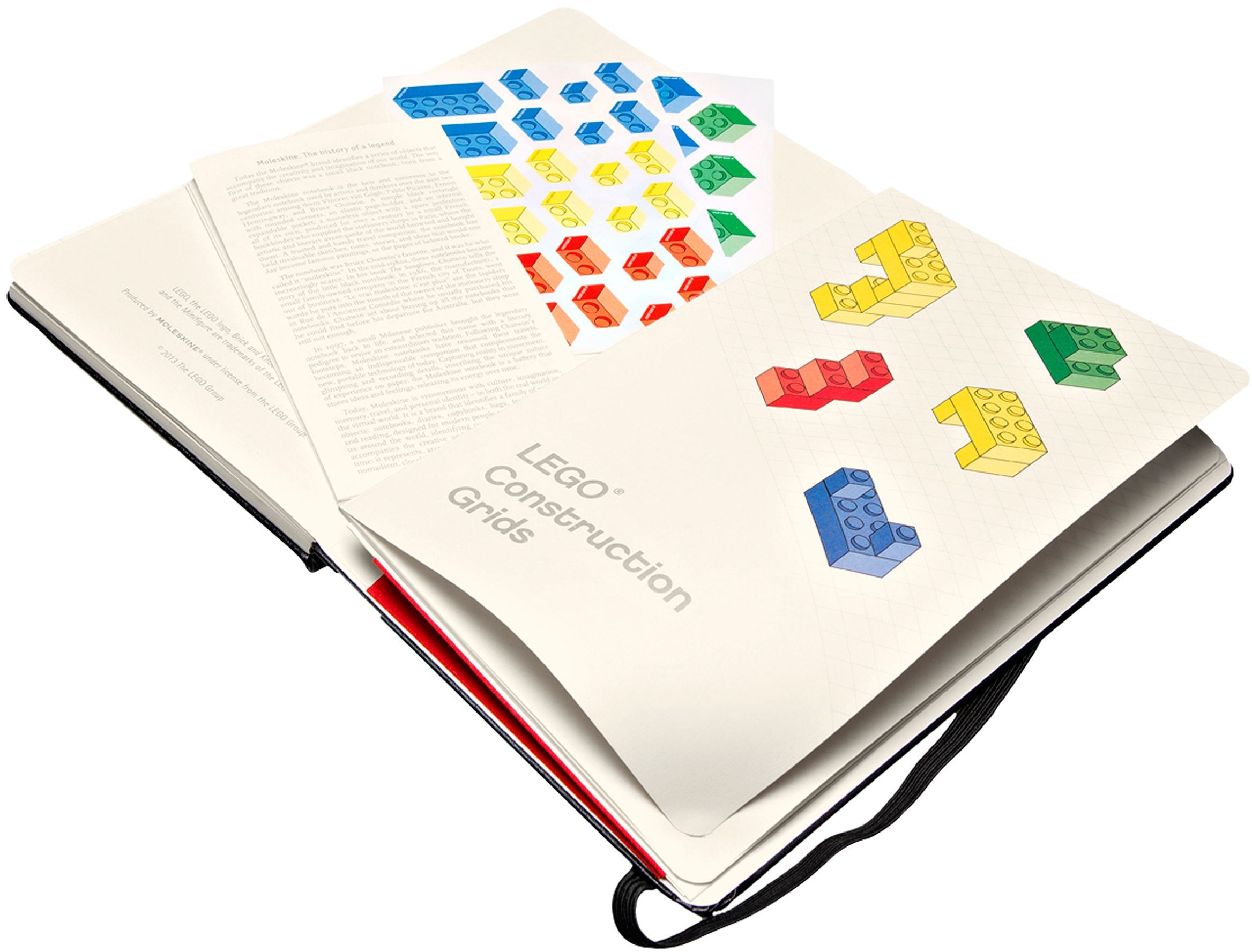 5002676 Moleskine 2014 Large Weekly Planner LEGO Set