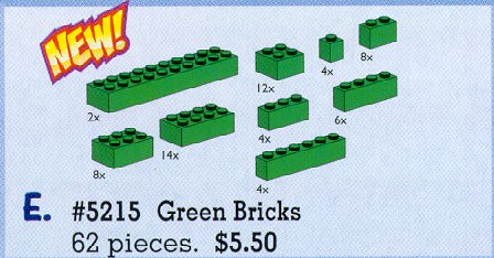 Green Bricks Assorted LEGO Set, Deals & Reviews