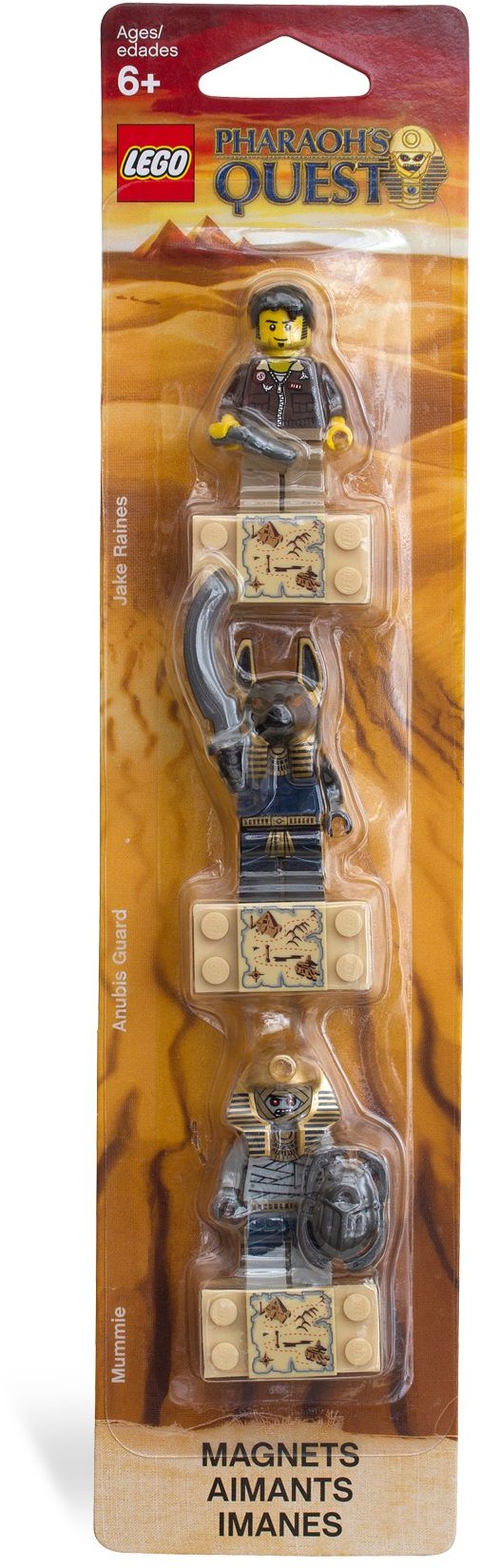 Magnet Set: Amset-Ra, Jack Raines and Anubis Guard LEGO Set, Deals ...