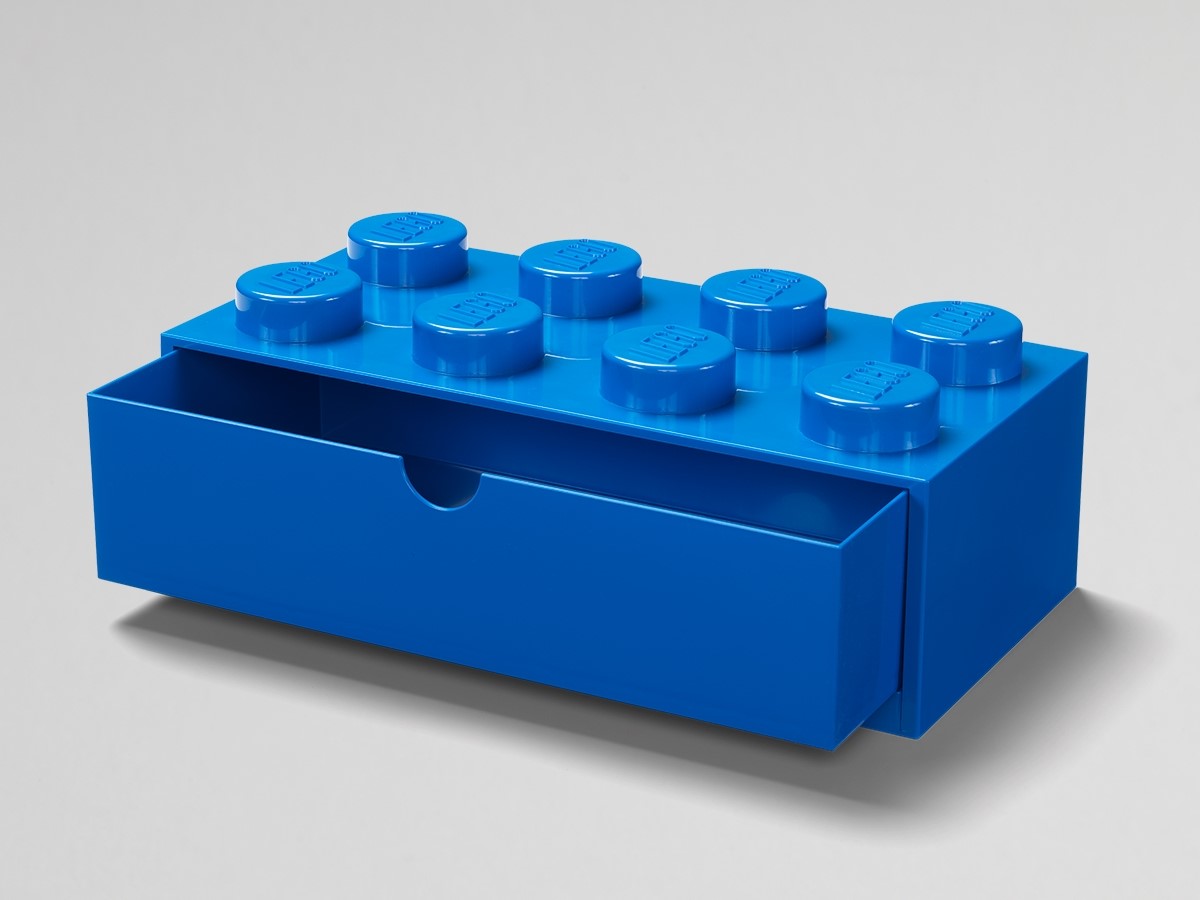 5005891 8 Stud Blue Desk Drawer LEGO Set