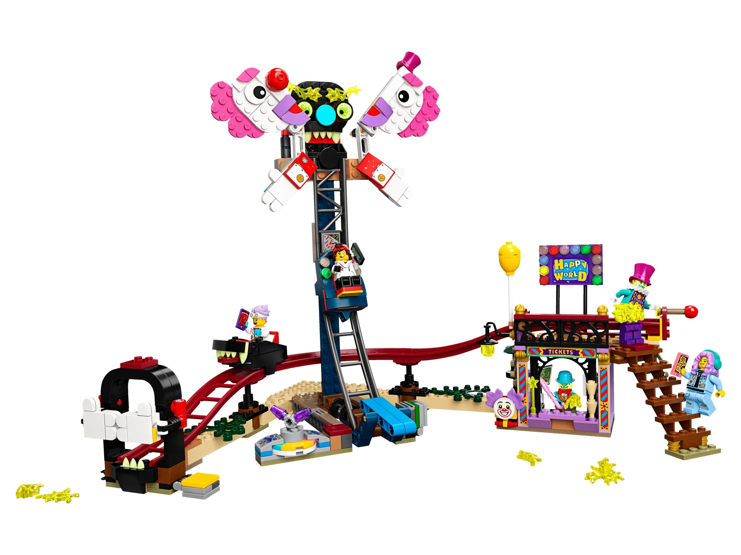 Every official LEGO roller coaster model ever made