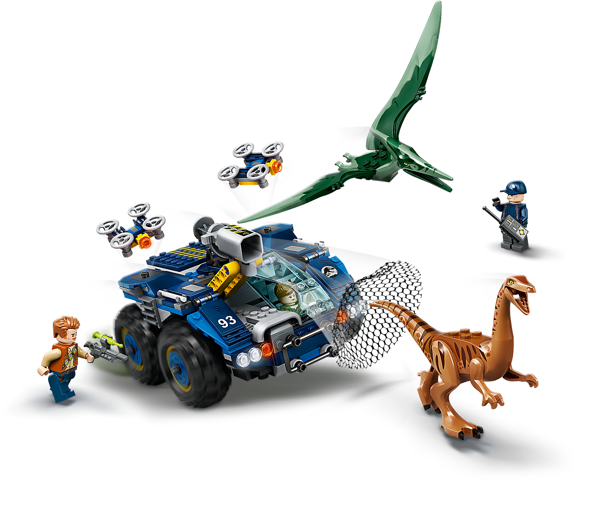 75940 Gallimimus and Pteranodon Breakout LEGO Set