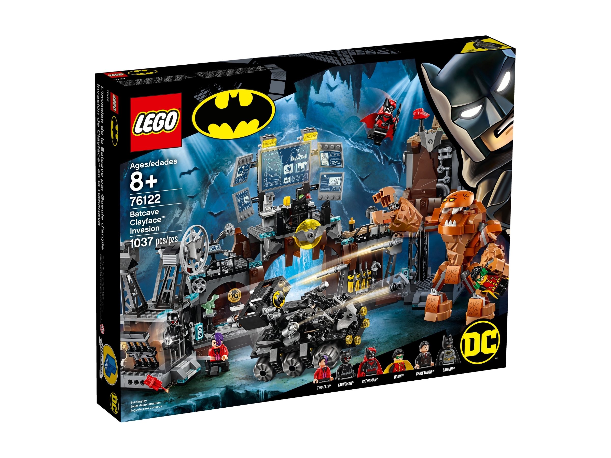 76122 Batcave Clayface Invasion LEGO Set