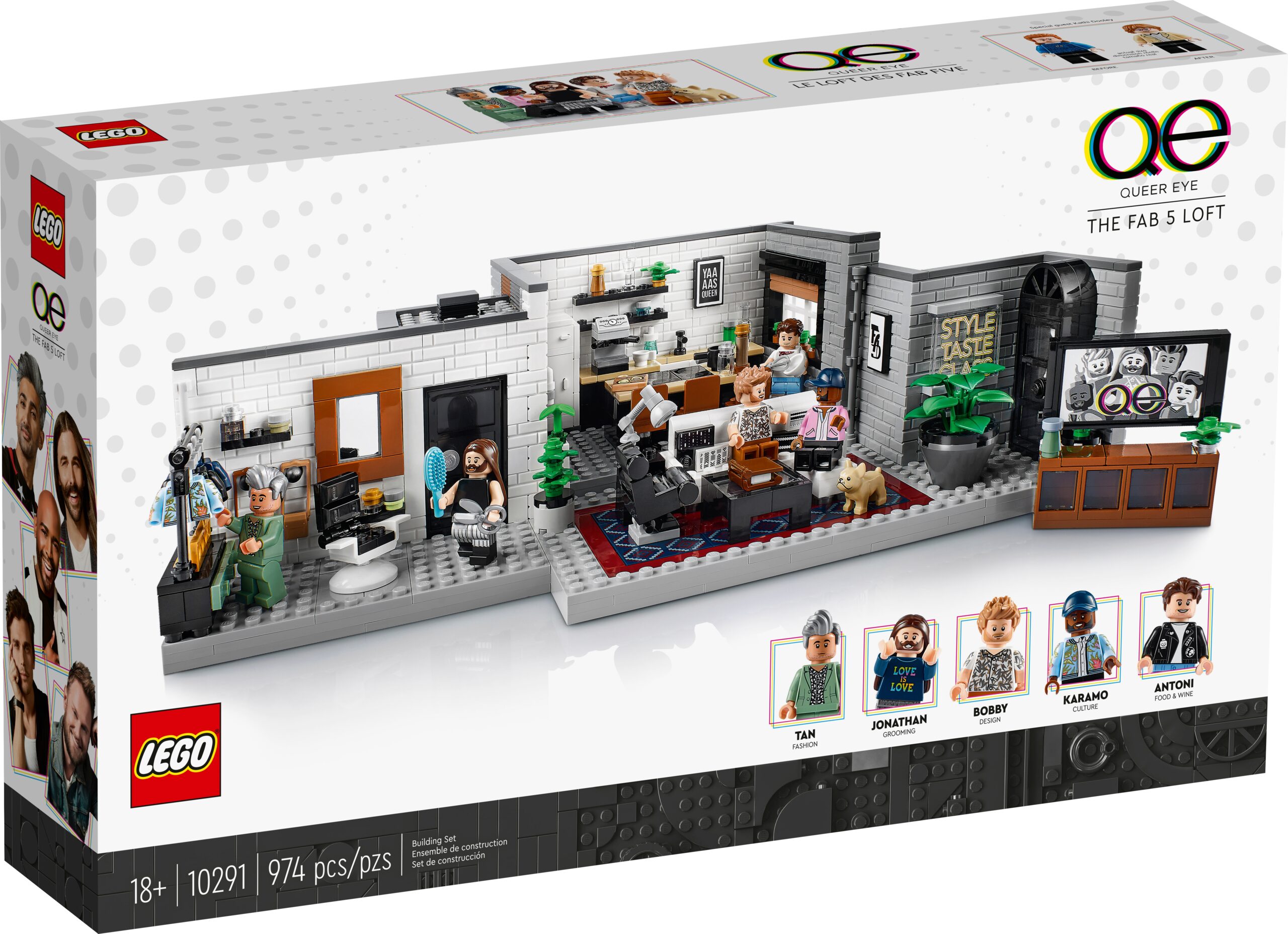 LEGO 10291 Queer Eye — Fab 5 Loft wraca do porządku po 40% zniżce